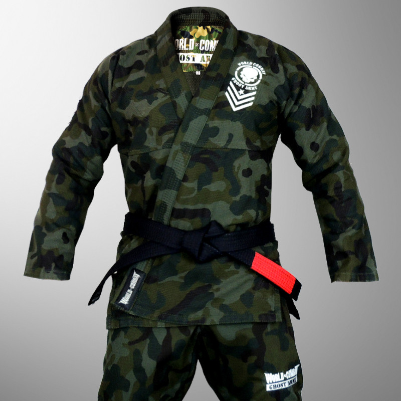 Kit 2 Kimonos Jiu-Jitsu World Combat Ghost Army