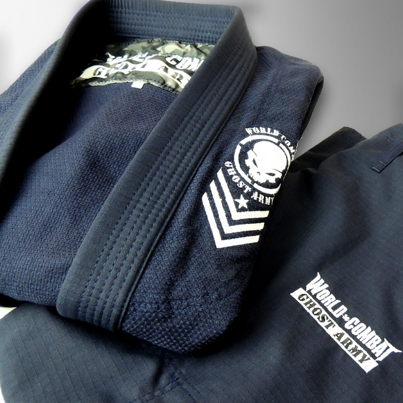 Kit 2 Kimonos Jiu-Jitsu World Combat Ghost Army