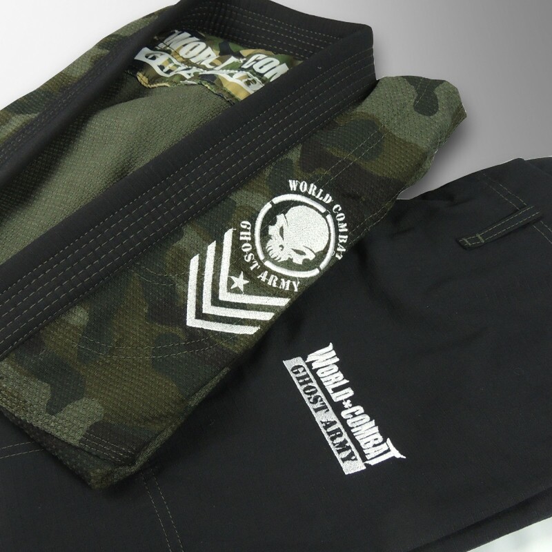 Kit 2 Kimonos Jiu-Jitsu World Combat Ghost Army