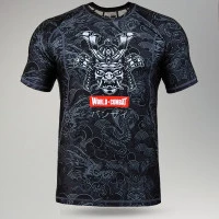 Rash Guard World Combat Samurai Warrior